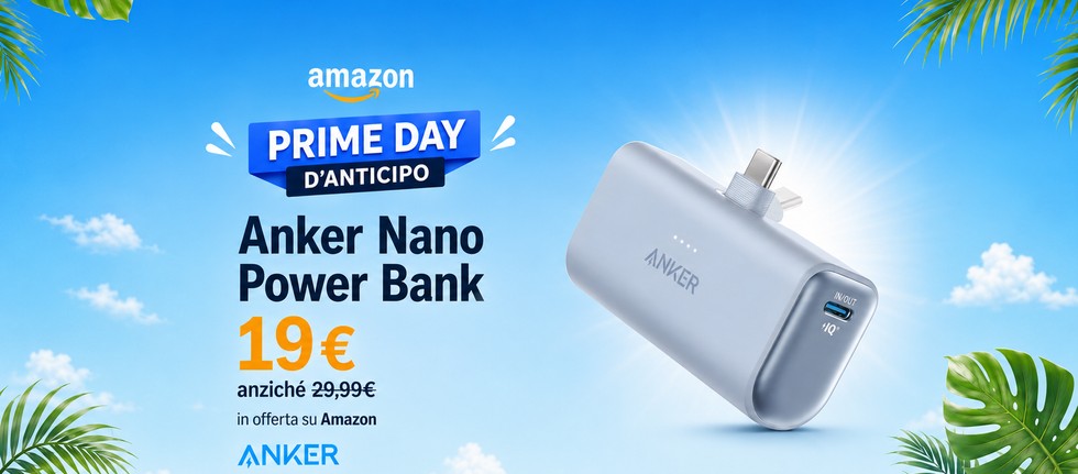 Anker Nano Power Bank a meno di 20€: in estate vi salva senza cavi in tasca