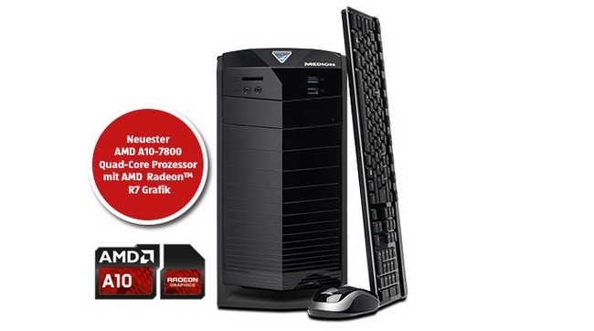 Medion AKOYA E4000 E: PC Dekstop Entry-Level con APU AMD A10-7800