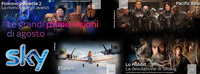 Sky Cinema: le prime visioni in HD di Agosto e Settembre