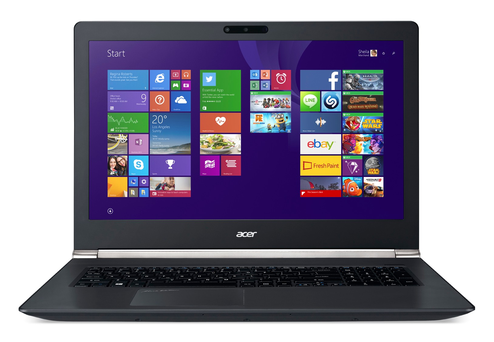 Acer integra la telecamera 3D Intel RealSense nel suo Aspire V 17 Nitro