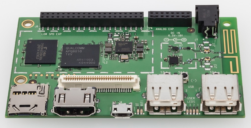 Qualcomm DragonBoard 410c è una dev board per makers