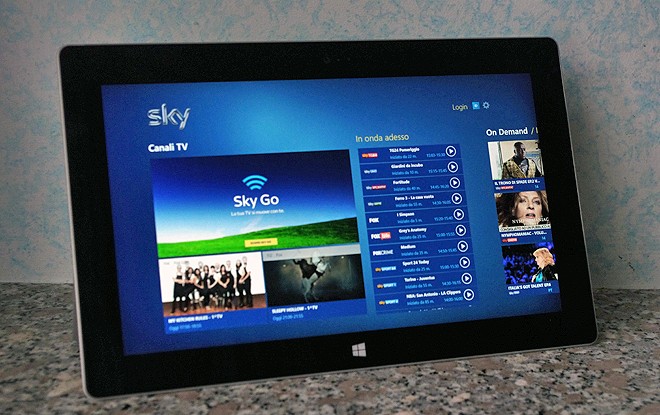 Sky Go, l'app ufficiale disponibile anche per PC e tablet Windows 8.1