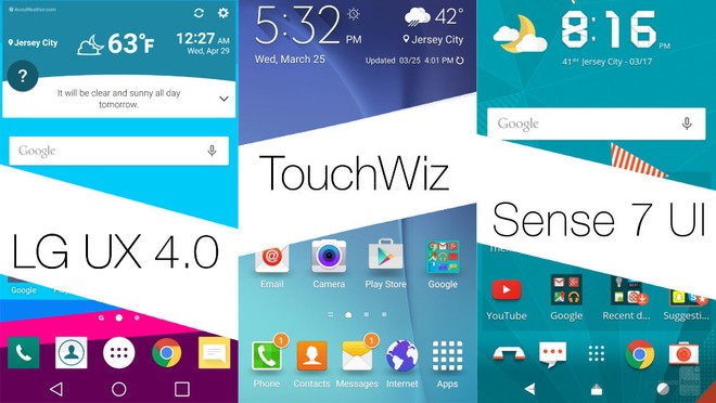 LG UX 4.0 vs TouchWiz vs Sense UI 7: confronto interfacce Android ...