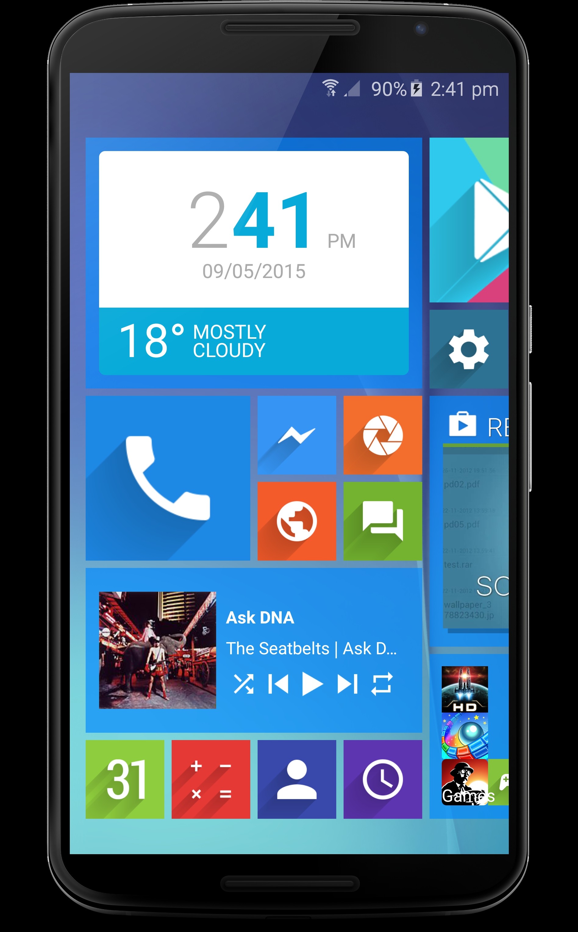 WLauncher porta la UI Windows 8 ad un altro livello su smartphone e ...