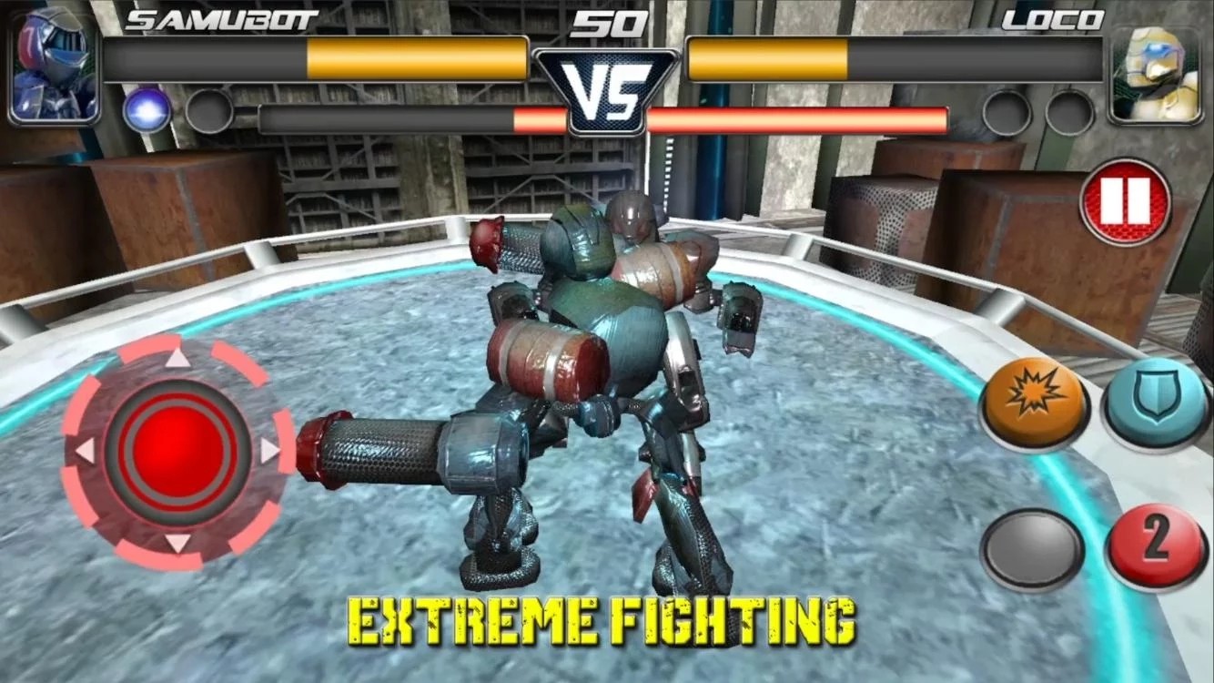 Steel Street Fighter Club, boxe 3D tra robot per Android e iOS