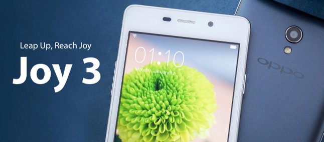 Oppo presenta Joy 3, un nuovo "entry level" Dual SIM con display da 4.5"