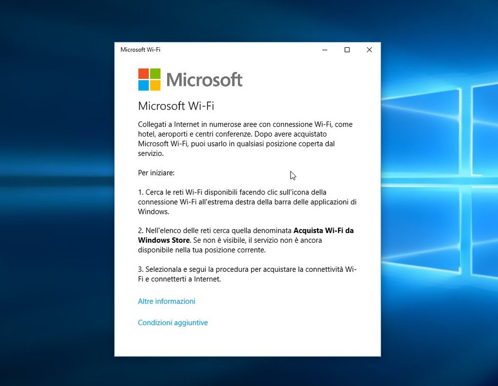Microsoft Wi-Fi: nuovi dettagli nella build 10158 di Windows 10 IP