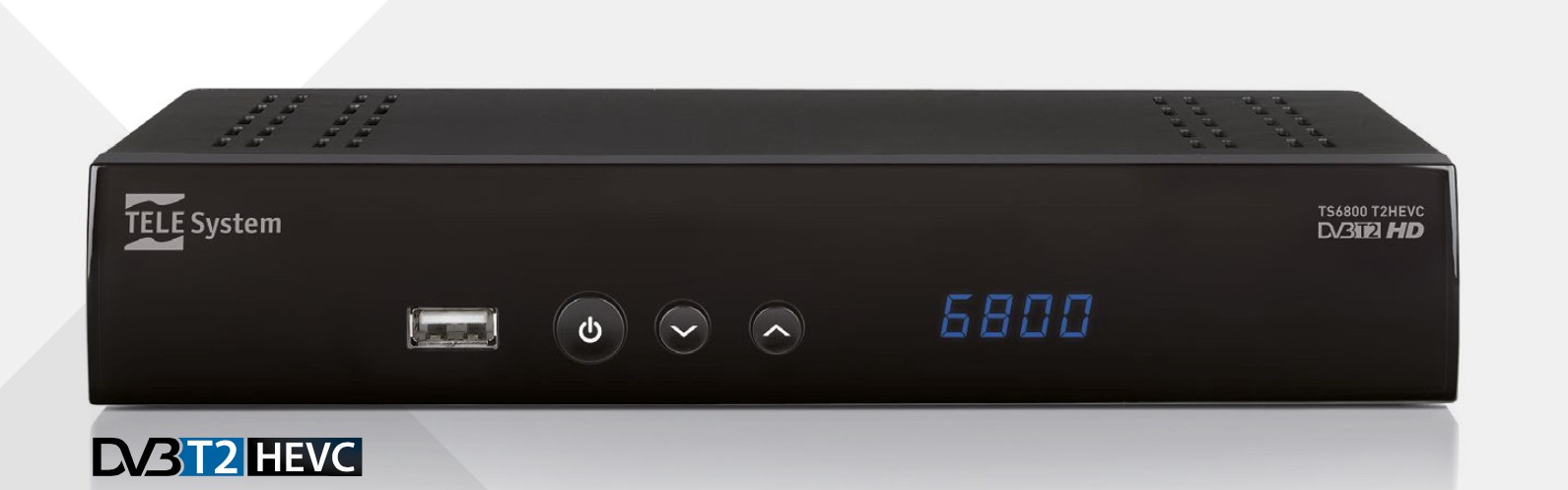 Telesystem annuncia il primo decoder DVB-T2 con HEVC e media player USB