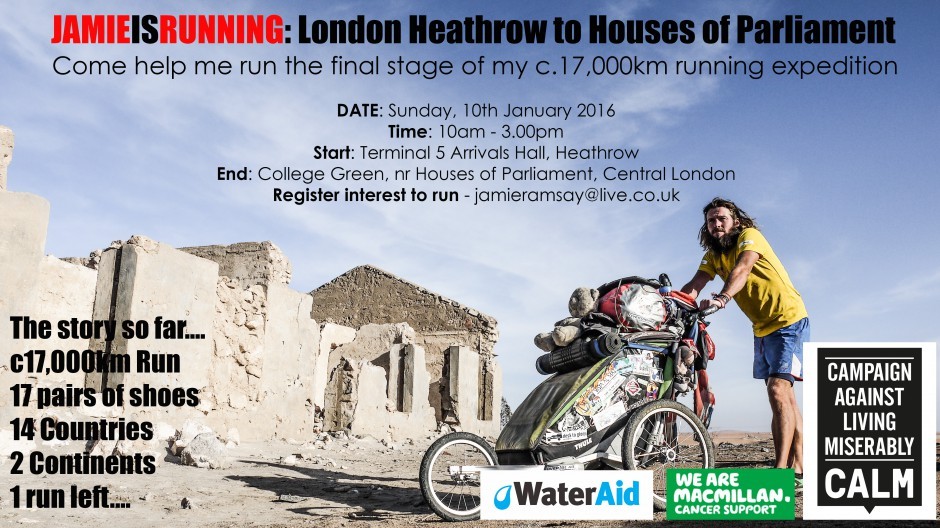 Jamie Ramsay: 17.000 KM di corsa per beneficenza, grazie anche a ...