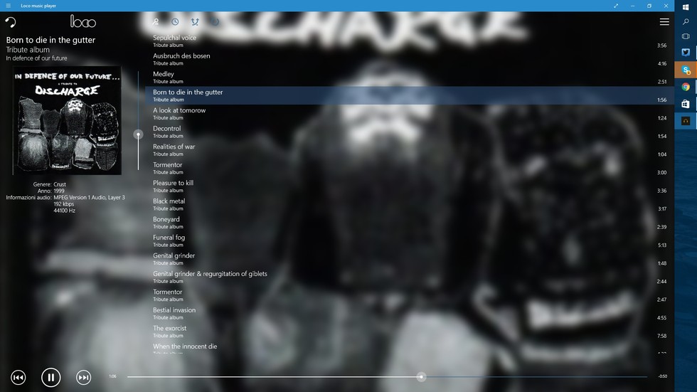 Loco Music Player gratis per poche ore sul Windows Store