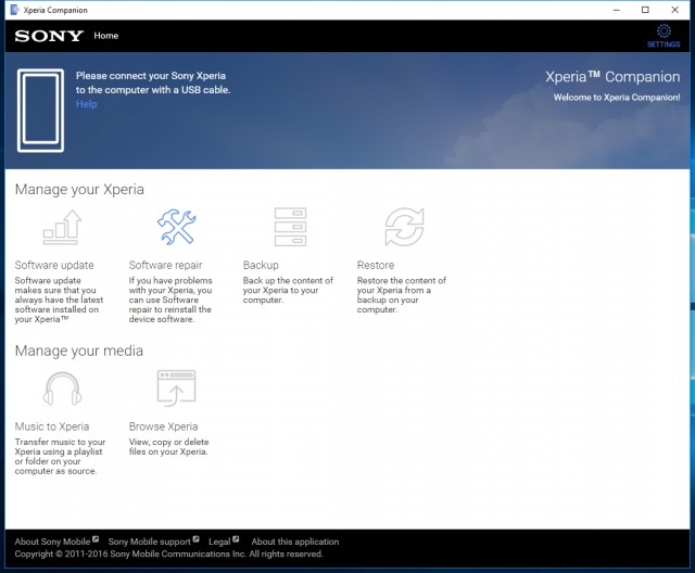L'applicazione Xperia Companion si aggiorna e introduce il backup su PC ...