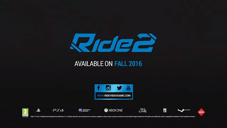 RIDE 2: svelata la lista dei tracciati e delle modalità incluse nel gioco