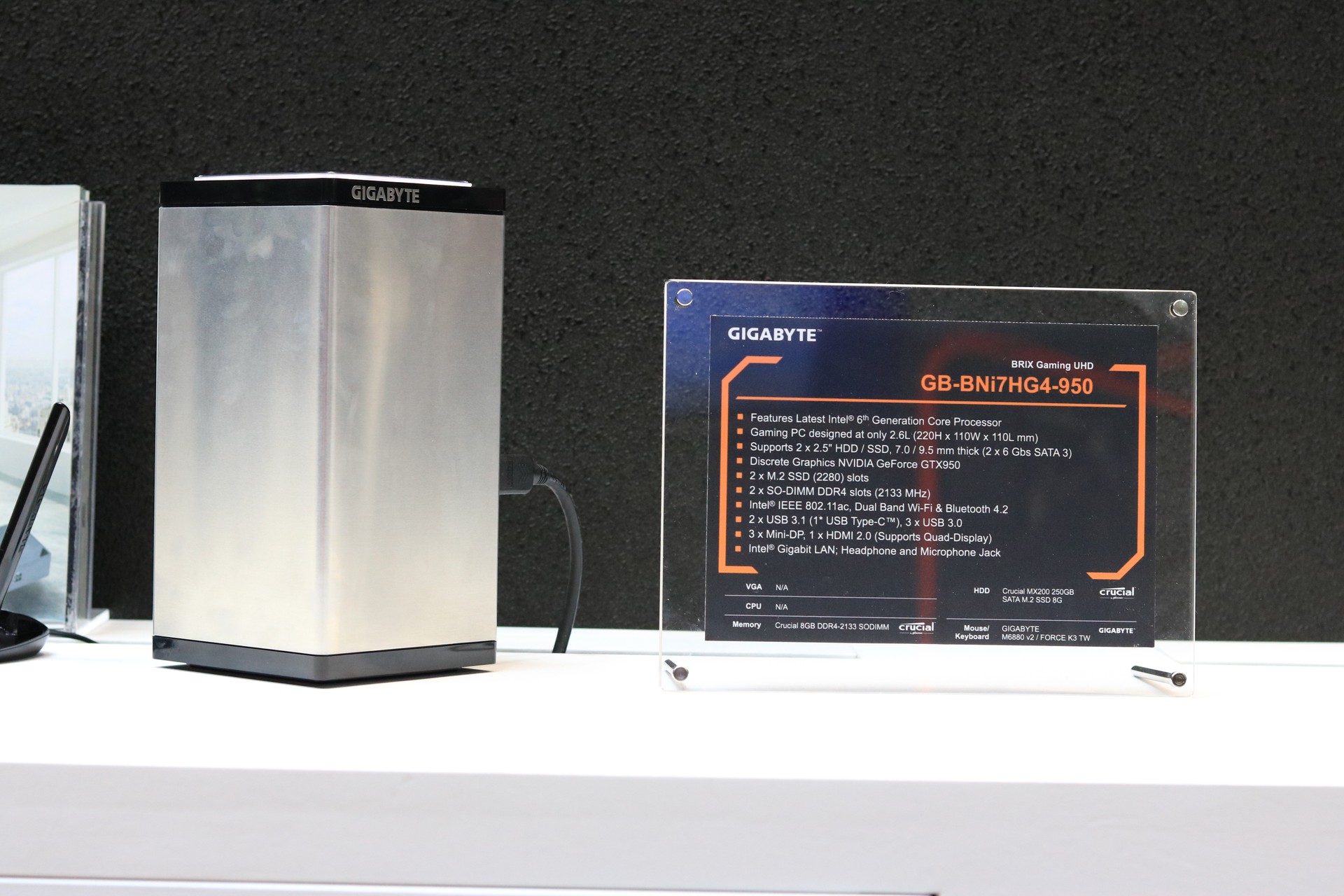 Gigabyte Brix UHD | Anteprima Computex 2016 | Video