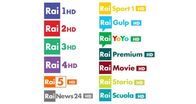 Rai News 24, Rai Storia, Rai Gulp, Rai YoYo e Rai Scuola in HD su ...
