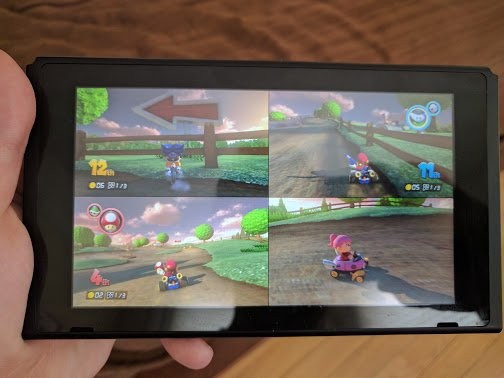 Mario Kart 8 Deluxe, split screen in 4 anche in versione mobile