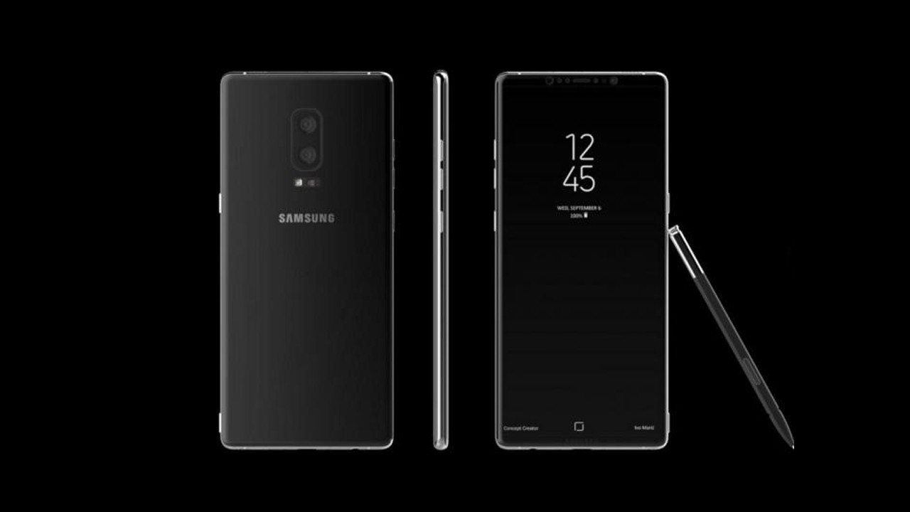 Galaxy Note 8 con display Infinity da 6.3" e Android 7.1.1 | Rumor