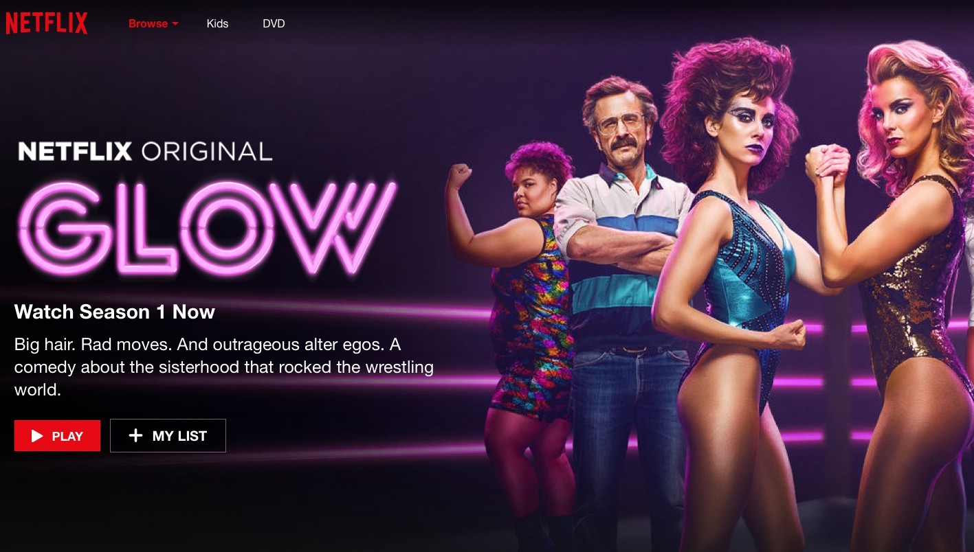 La serie Netflix "GLOW" sul wrestling femminile è disponibile in streaming