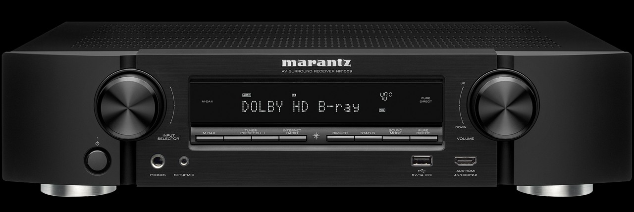 Marantz NR1509 e NR1609, amplificatori home cinema slim