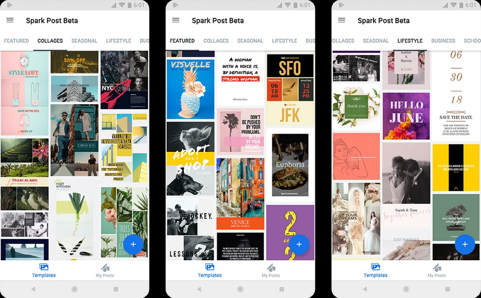Adobe Spark Post in beta su Android e novità per Lightroom CC