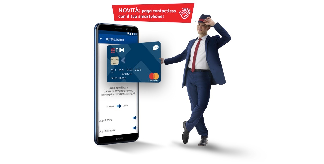 TIM, con TIM Pay arrivano i pagamenti contactless anche su Android con NFC