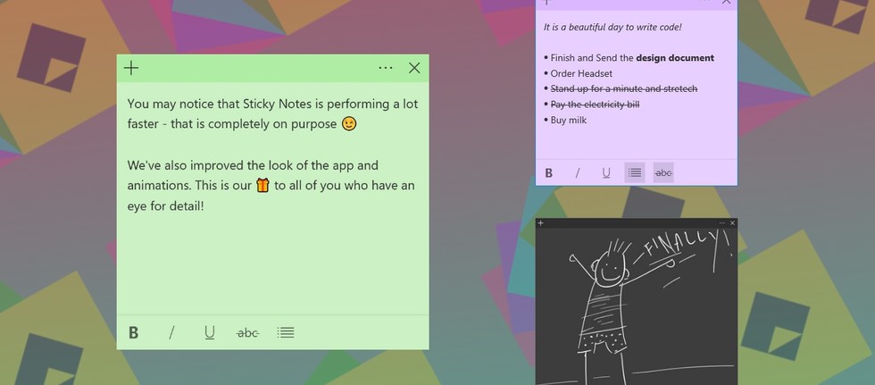 Microsoft Sticky Notes: app Android/iOS e sync con OneNote e Outlook in ...