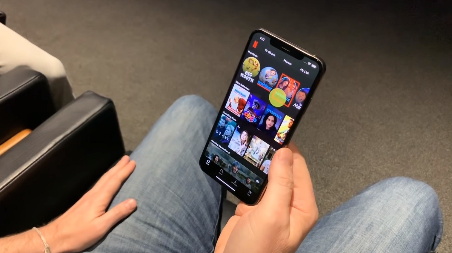 Netflix Eye Nav: interagire con l'app utilizzando il movimento degli occhi