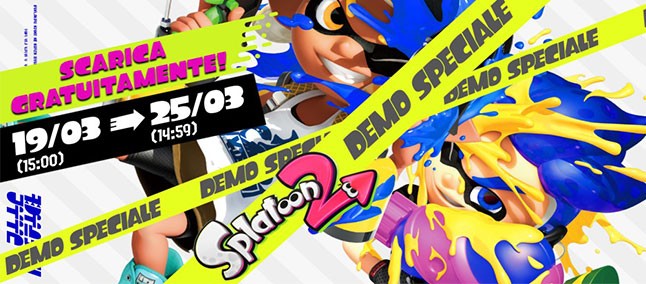 Splatoon 2, demo speciale con un periodo di prova a Nintendo Switch Online