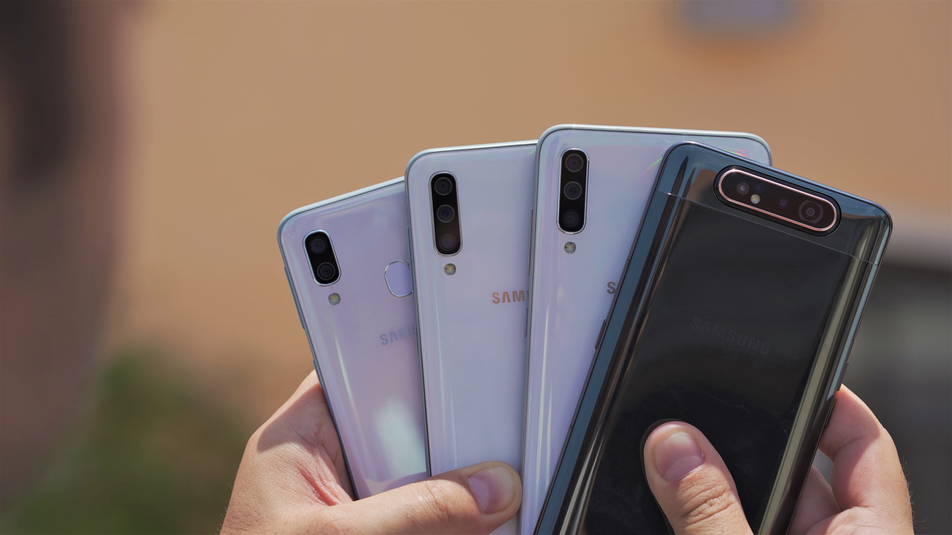 Confronto Samsung Galaxy A Series: A80 vs A70 vs A50 vs A40