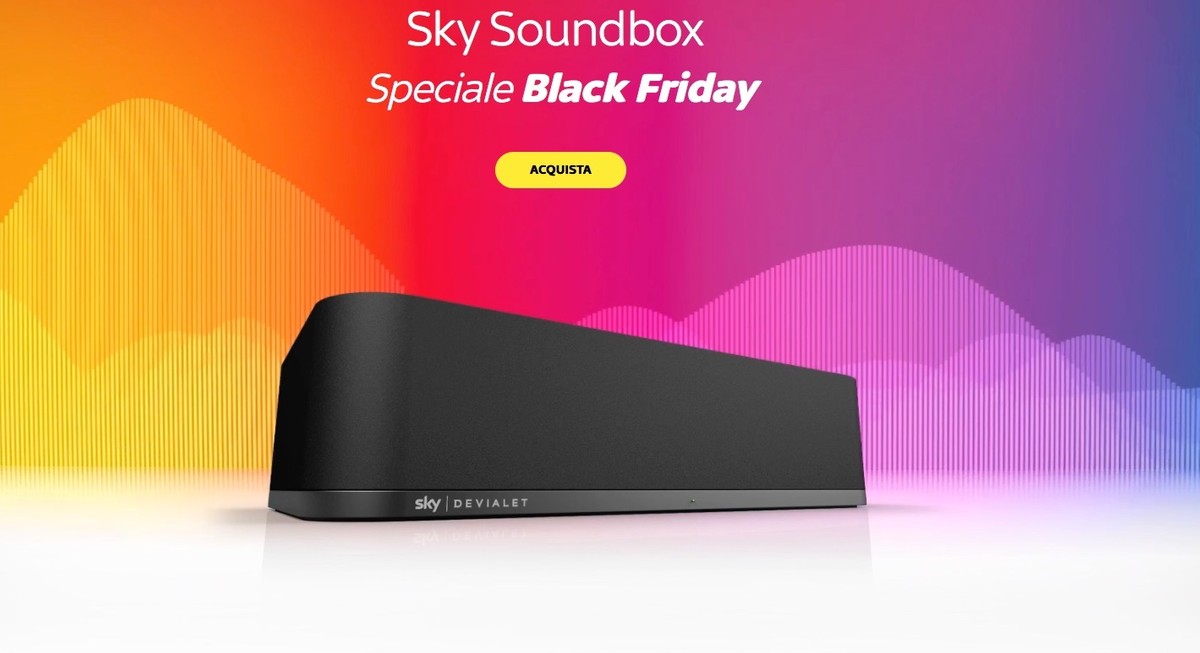 Sky Soundbox: la soundbar in offerta fino al 2/12 a 149/199 euro ...