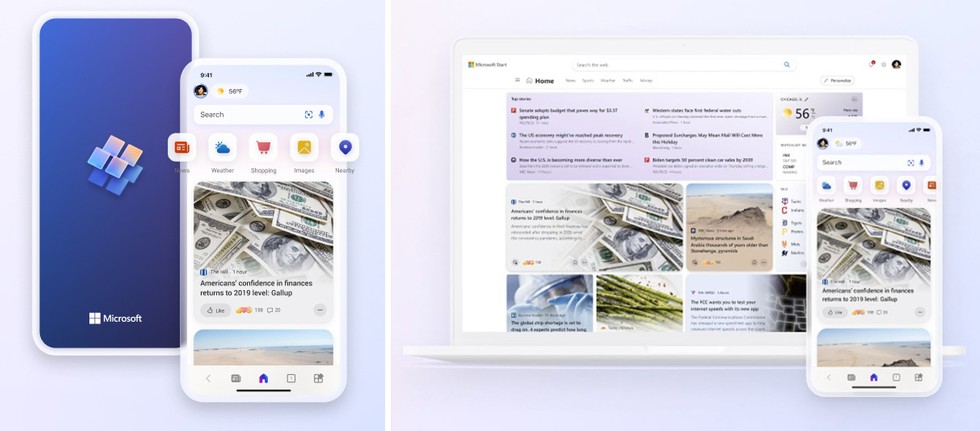 Microsoft Start ufficiale: servizio di news personalizzate di nuova ...